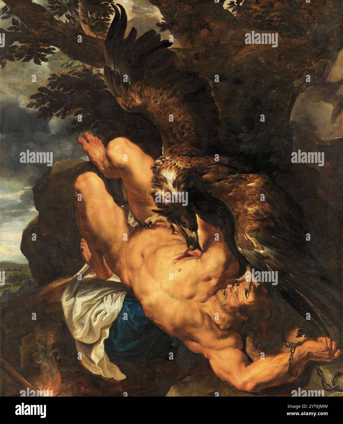 Prometheus Bound. Peter Paul Rubens and Frans Snyders. Begun c. 1611-1612, completed by 1618 ...