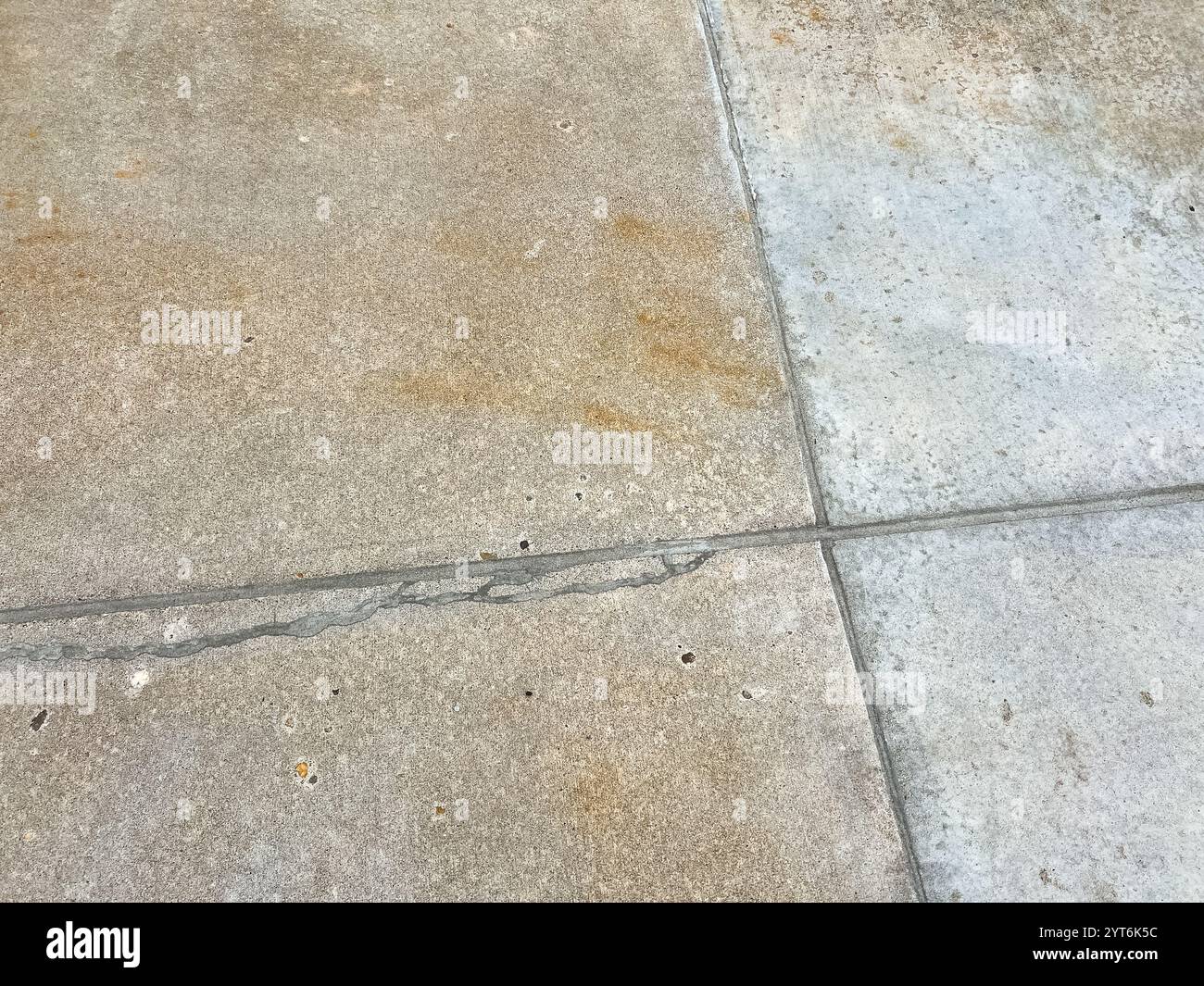 Cracked and repaired concrete surface hi-res stock photography and ...