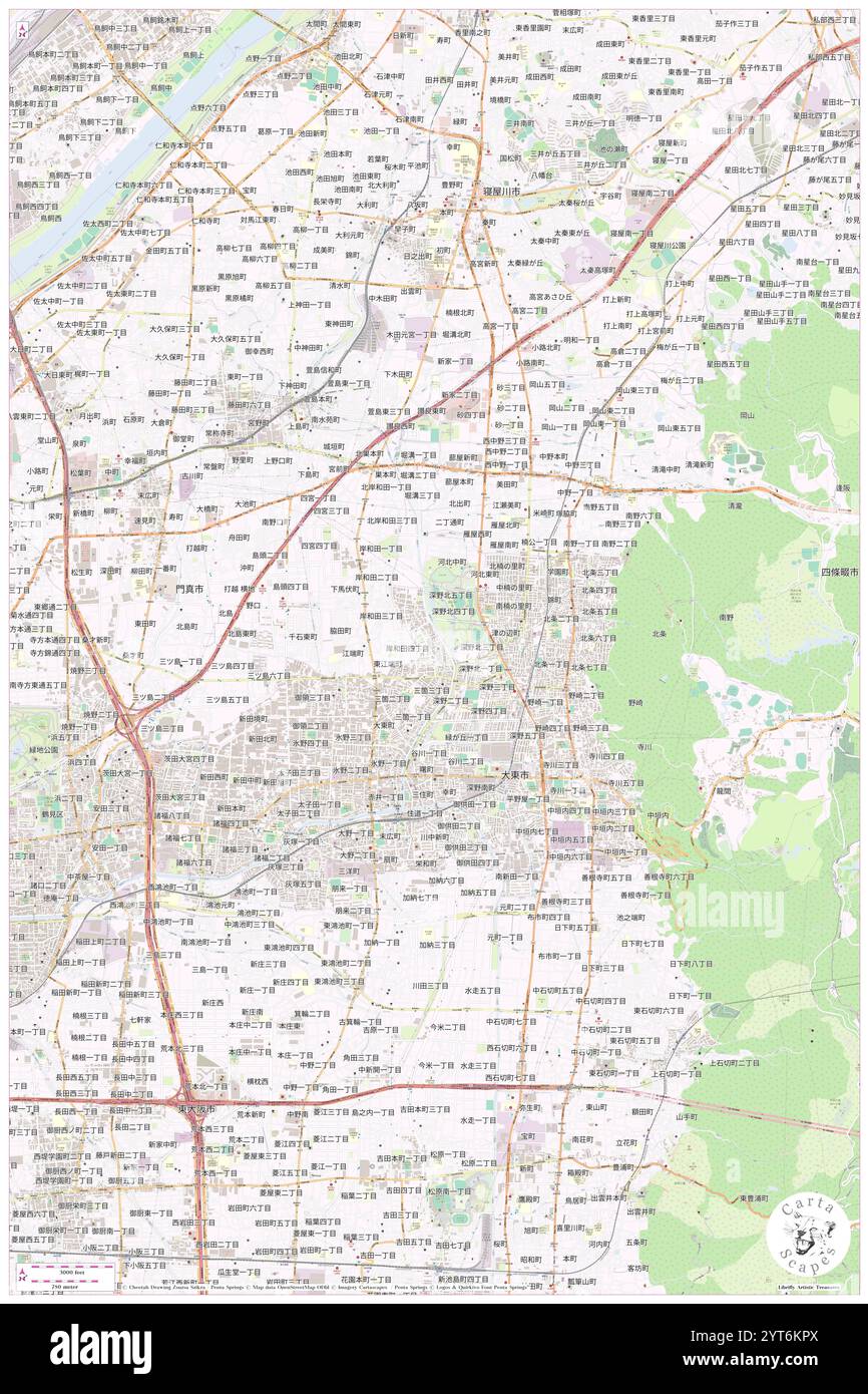 Sanga, Dait? Shi, JP, Japan, ?saka, N 34 43' 21'', N 135 37' 33'', map ...