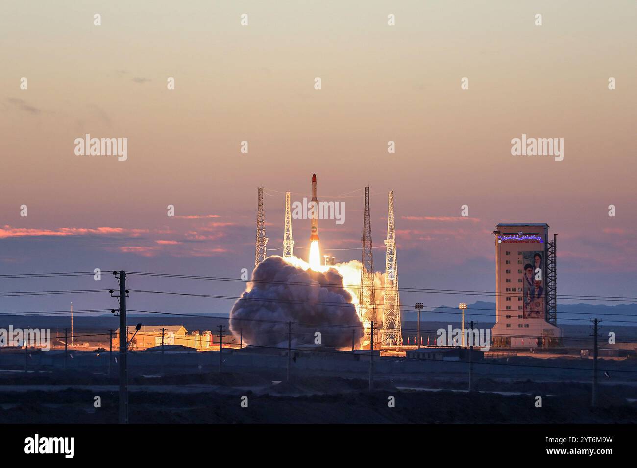 Semnan, Iran. 6th Dec, 2024. Iran's Simorgh (Phoenix) satellite carrier ...
