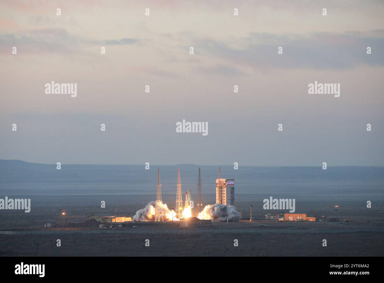 Semnan, Iran. 6th Dec, 2024. Iran's Simorgh (Phoenix) satellite carrier ...