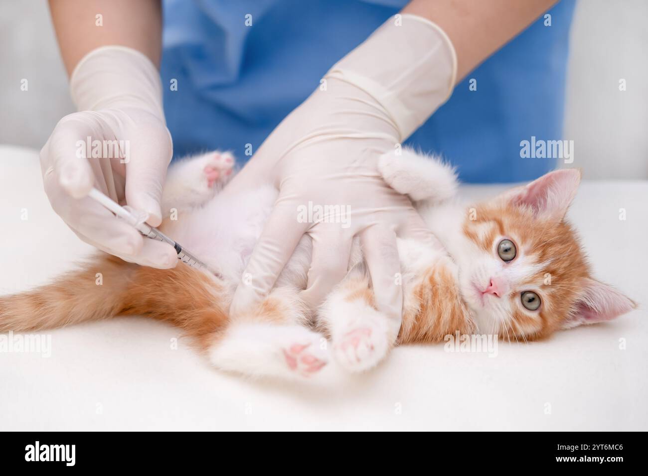 Nurse gives injection hi-res stock photography and images - Alamy