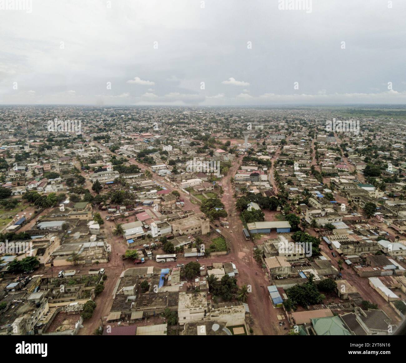 Aerial view of the West African city of Lome, Togo Stock Photo - Alamy