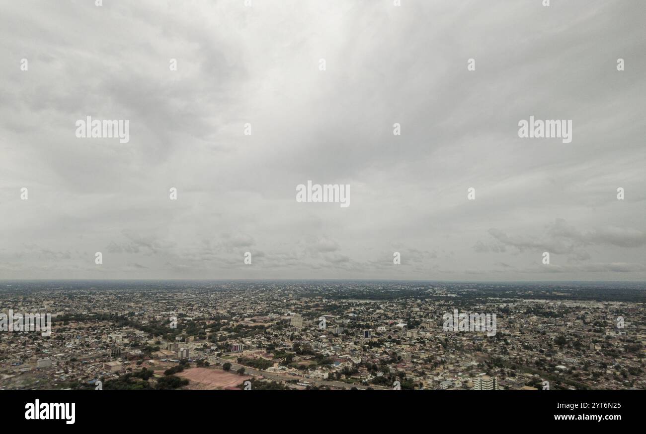 Aerial panorama of the West African city of Lome, Togo Stock Photo - Alamy