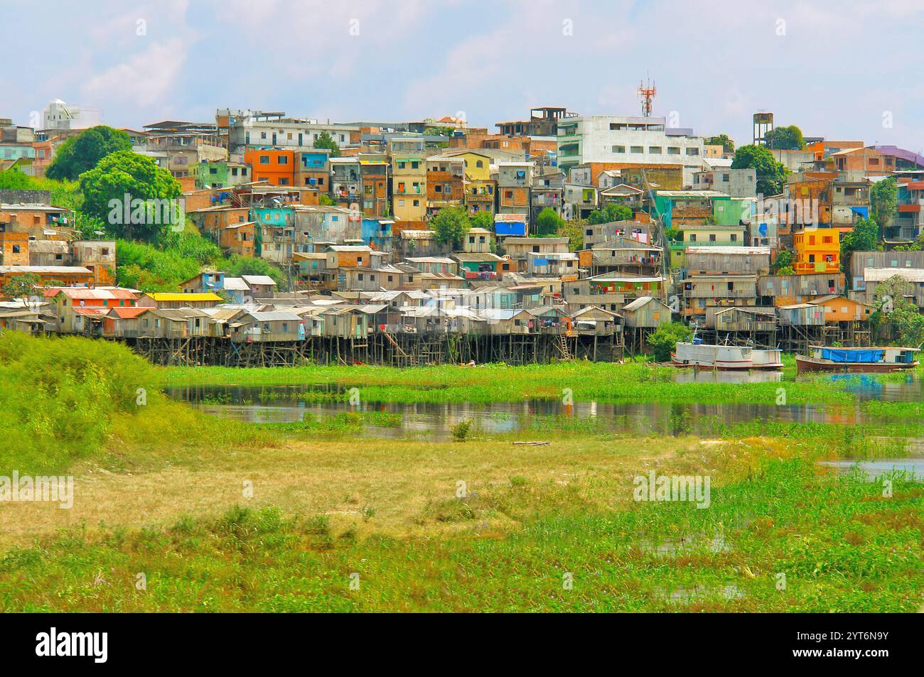 View of the Manaus slums from the Amazon River,Brazil Stock Photo - Alamy