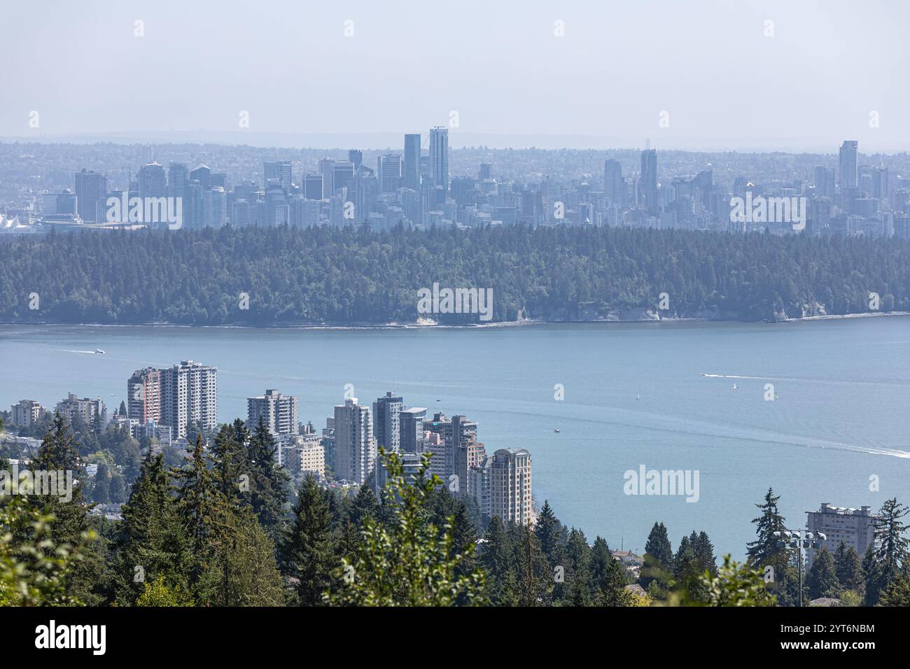 Greater Vancouver City Skyline, view from Cypress Mountain Vancouver ...
