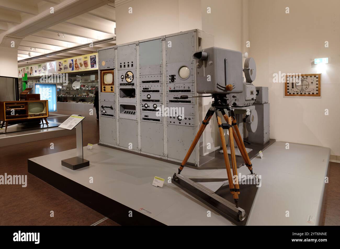 Technical Museum Vienna, Austria. Philips television test facility ...