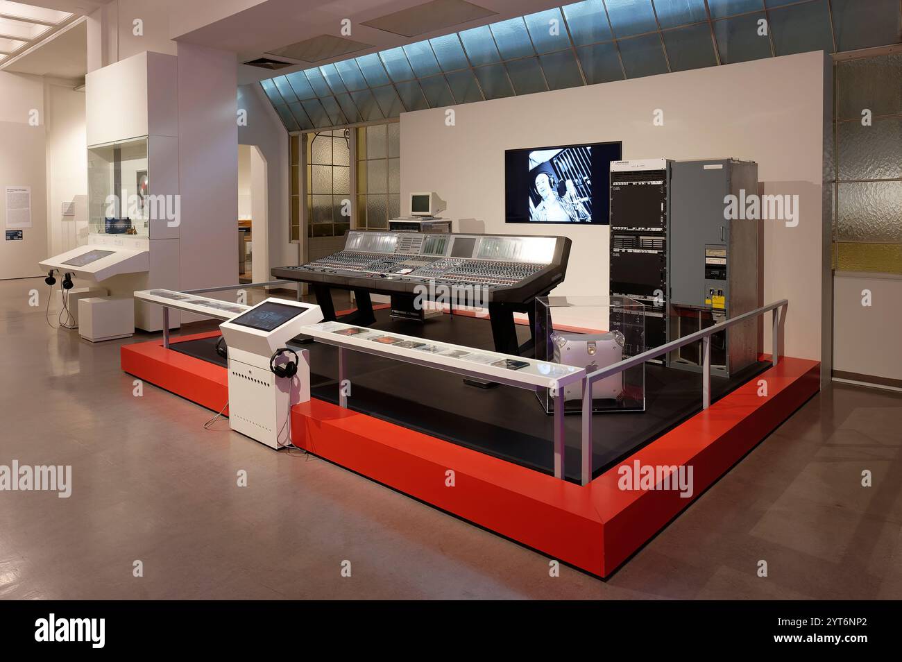 Technical Museum Vienna, Austria. Digital recording studio, AMS Neve ...