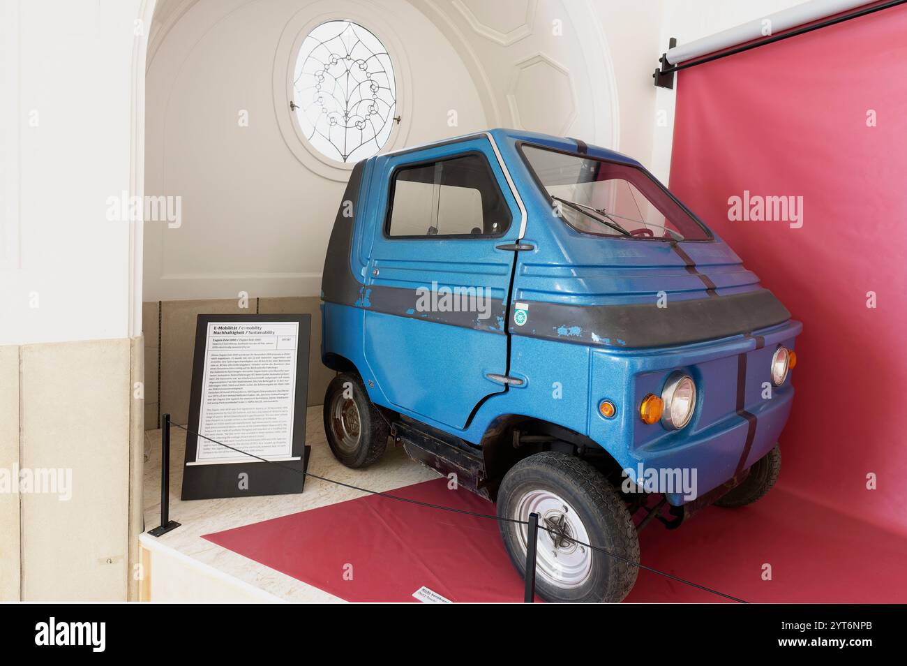 Technical Museum Vienna, Austria. E-mobility, Zagato Zele 1000, 1970s ...