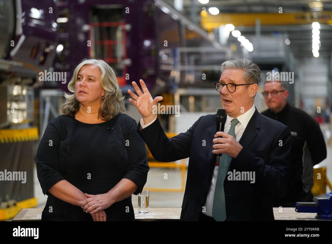 Transport Secretary Heidi Alexander (left) and Prime Minister Sir Keir ...