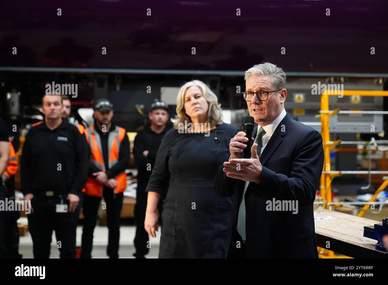 Transport Secretary Heidi Alexander (left) and Prime Minister Sir Keir ...