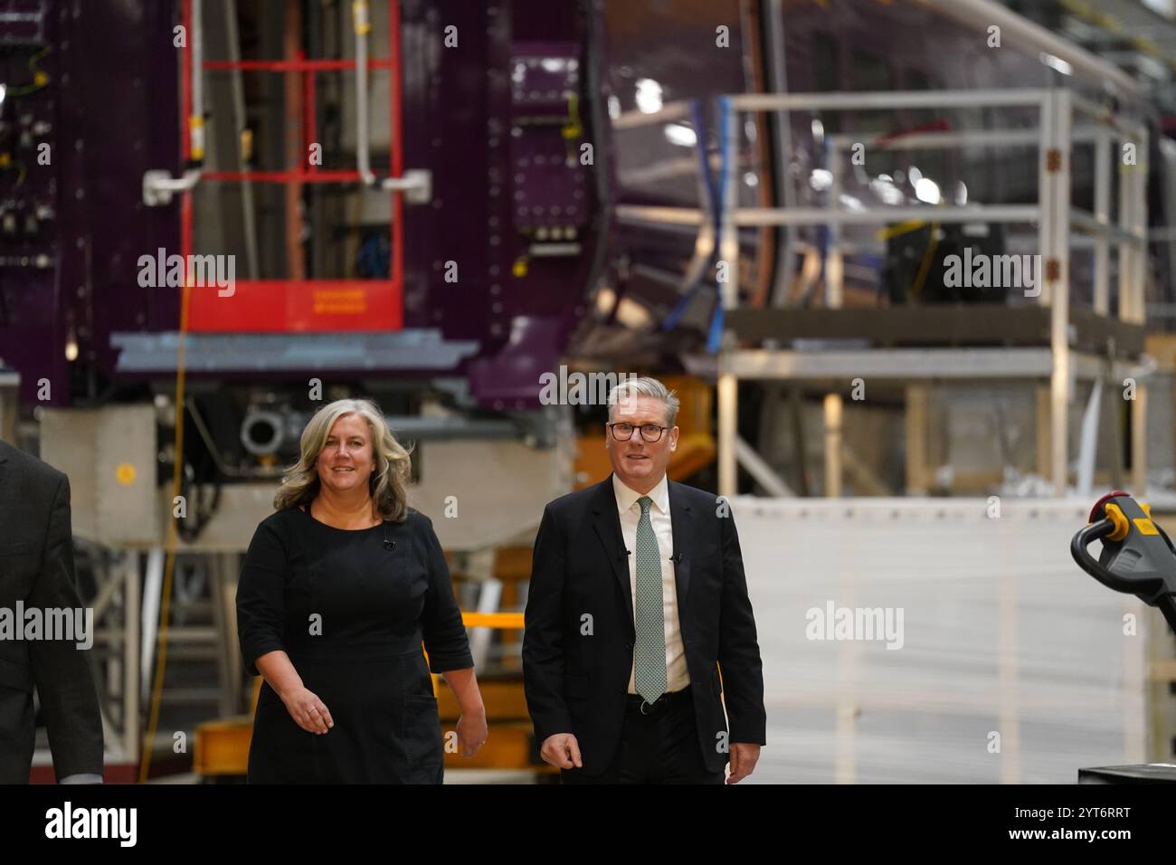Transport Secretary Heidi Alexander (left) and Prime Minister Sir Keir ...