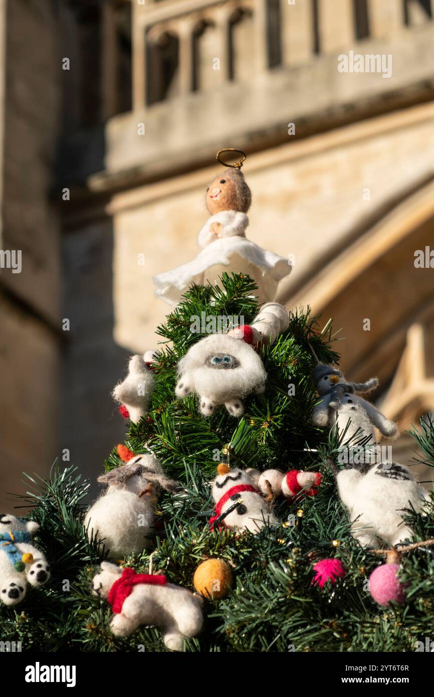 Views of Bath in the winter light Christmas decorations from the ...