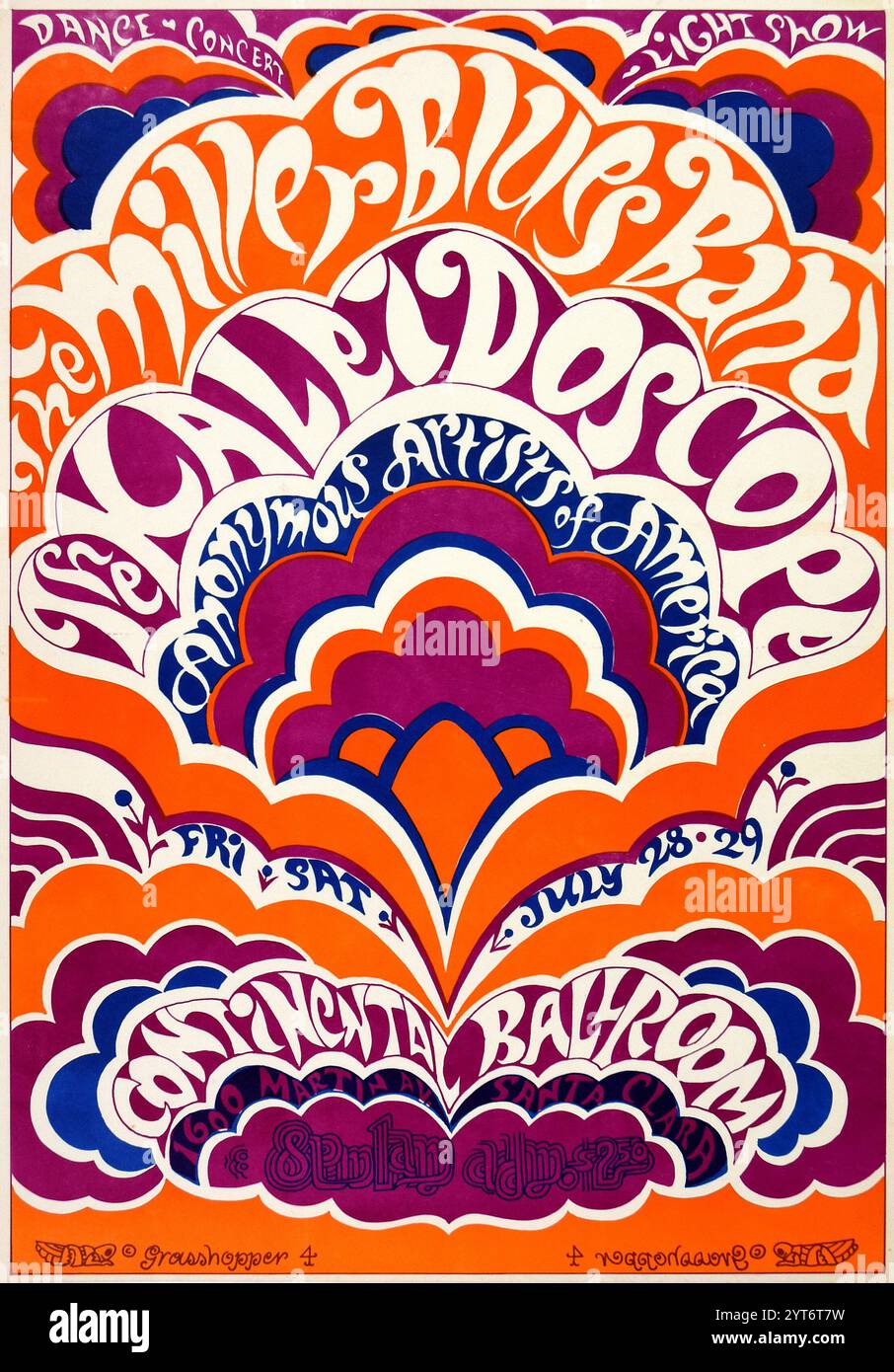 1967 - Steve Miller Blues Band - Continental Ballroom - Santa Clara ...