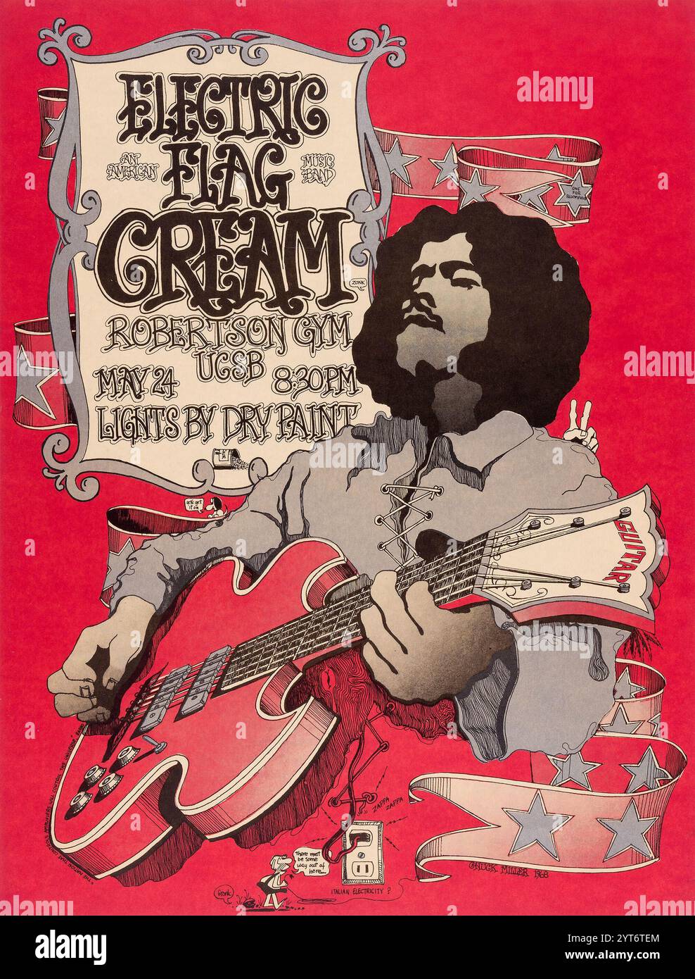 Electric Flag, Cream (Eric Clapton) 1968 Robertson Gym, UC Santa ...