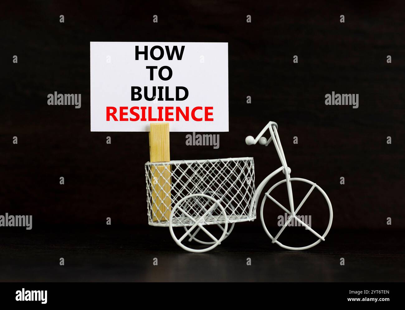 How to build resilience symbol. Concept words How to build resilience ...