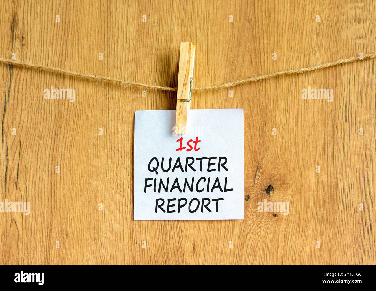 1st quarter financial report symbol. Concept words 1st quarter ...