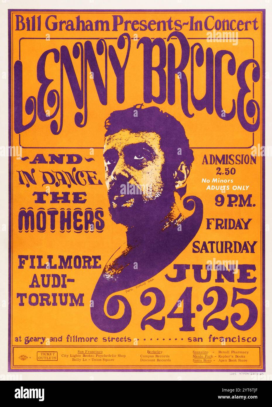 Lenny bruce poster hi-res stock photography and images - Alamy