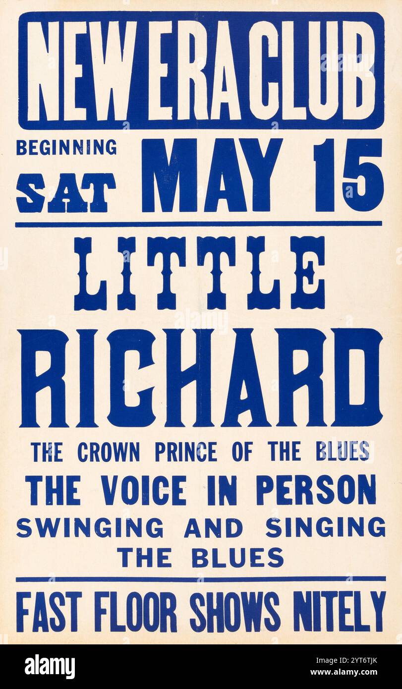 Little Richard 1954 "Crown Prince of the Blues" - Boxing-Style Concert ...