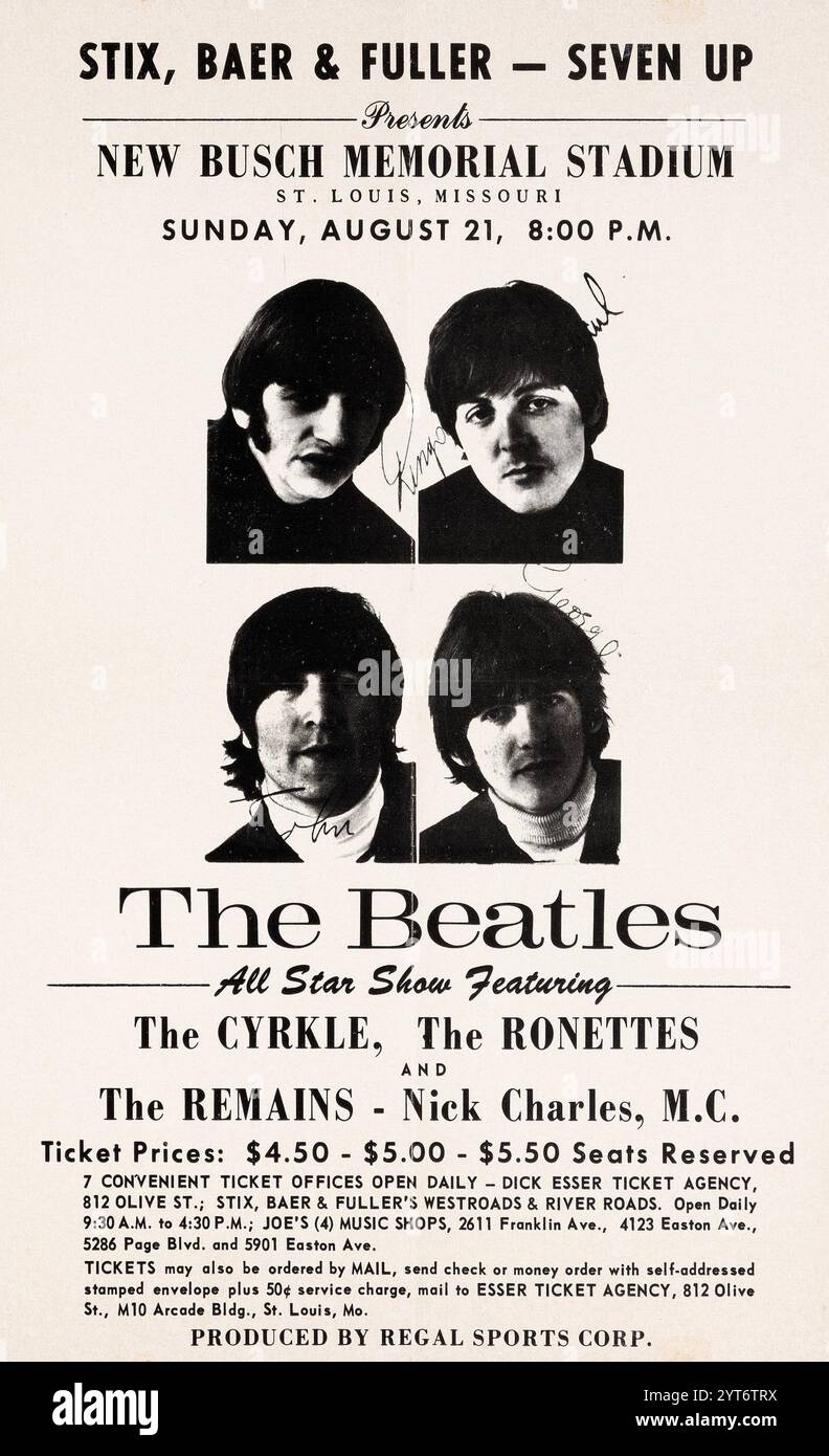 The Beatles, The Cyrkle, The Ronettes, The Remains, Nick Charles - 1966 ...