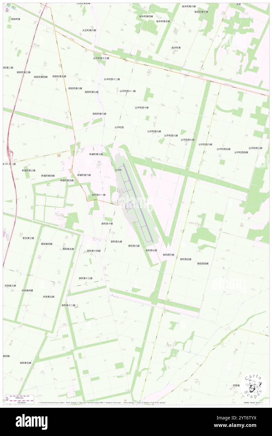 Tokachi-Obihiro Airport, Obihiro Shi, JP, Japan, Hokkaido, N 42 43' 59 ...