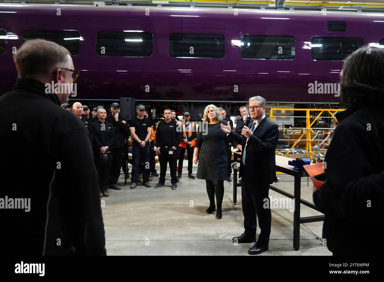Britain's Prime Minister Keir Starmer and Transport Secretary Heidi ...