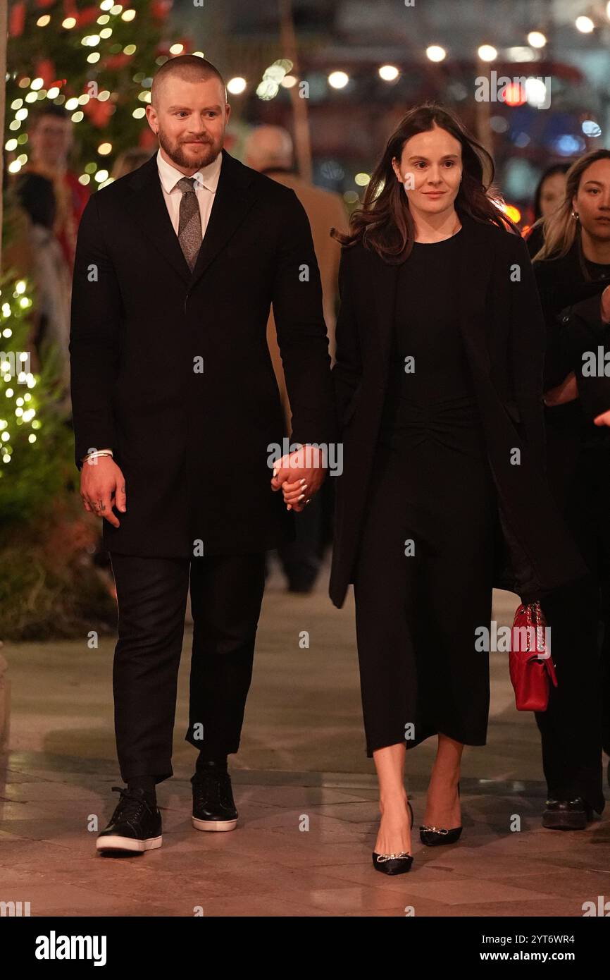Adam Peaty and his partner Holly Ramsay arrive for the Together At ...