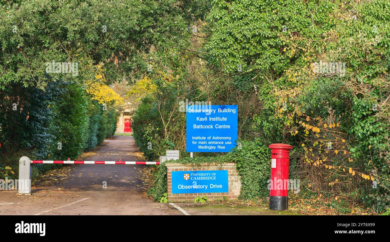 Driveway to Observatory Building, Kavili Institute and Battcock Centre ...