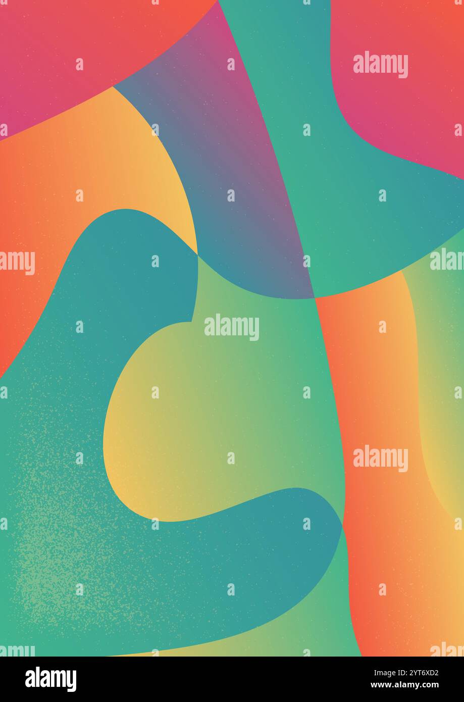 Retro Textured Gradient in Warm Hues. Abstract gradient background with ...