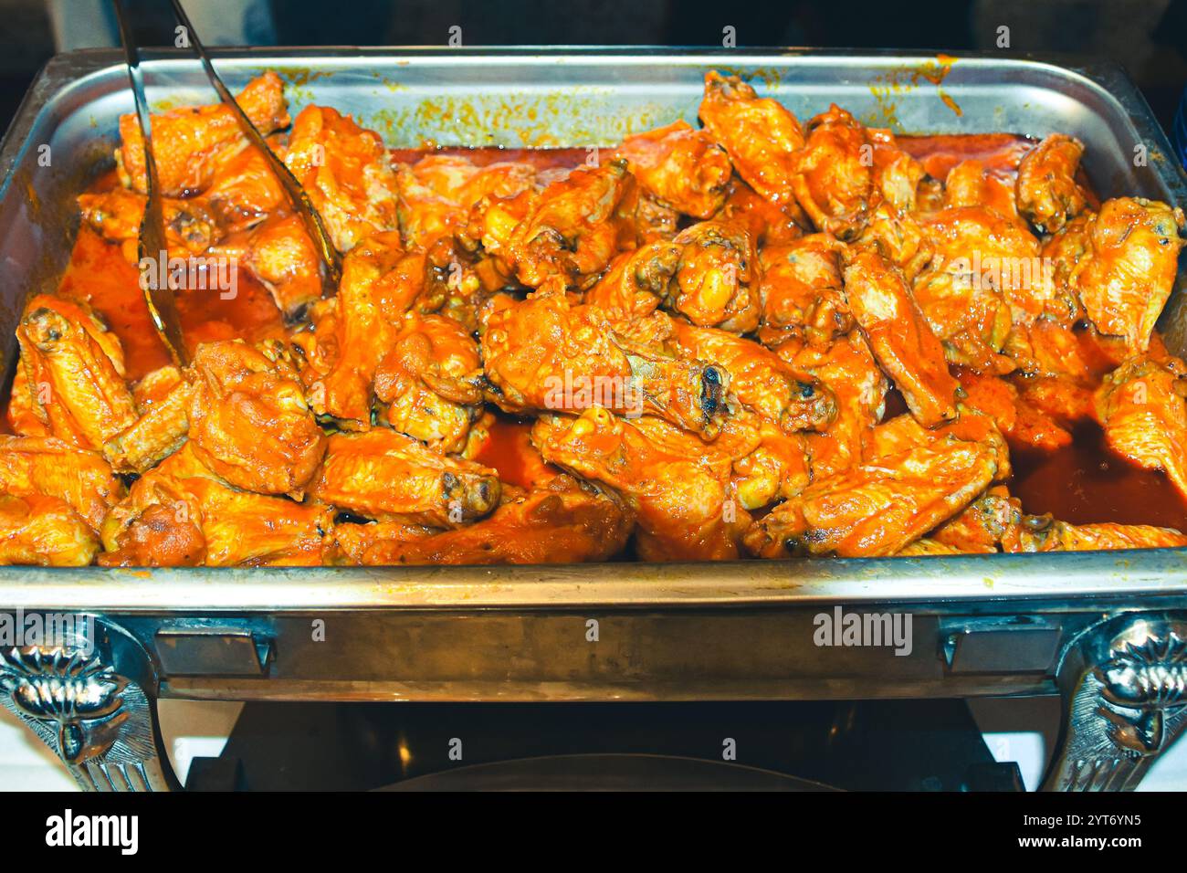 Chicken wings, known just as "wings" in Buffalo, served at Buffalo Nite ...