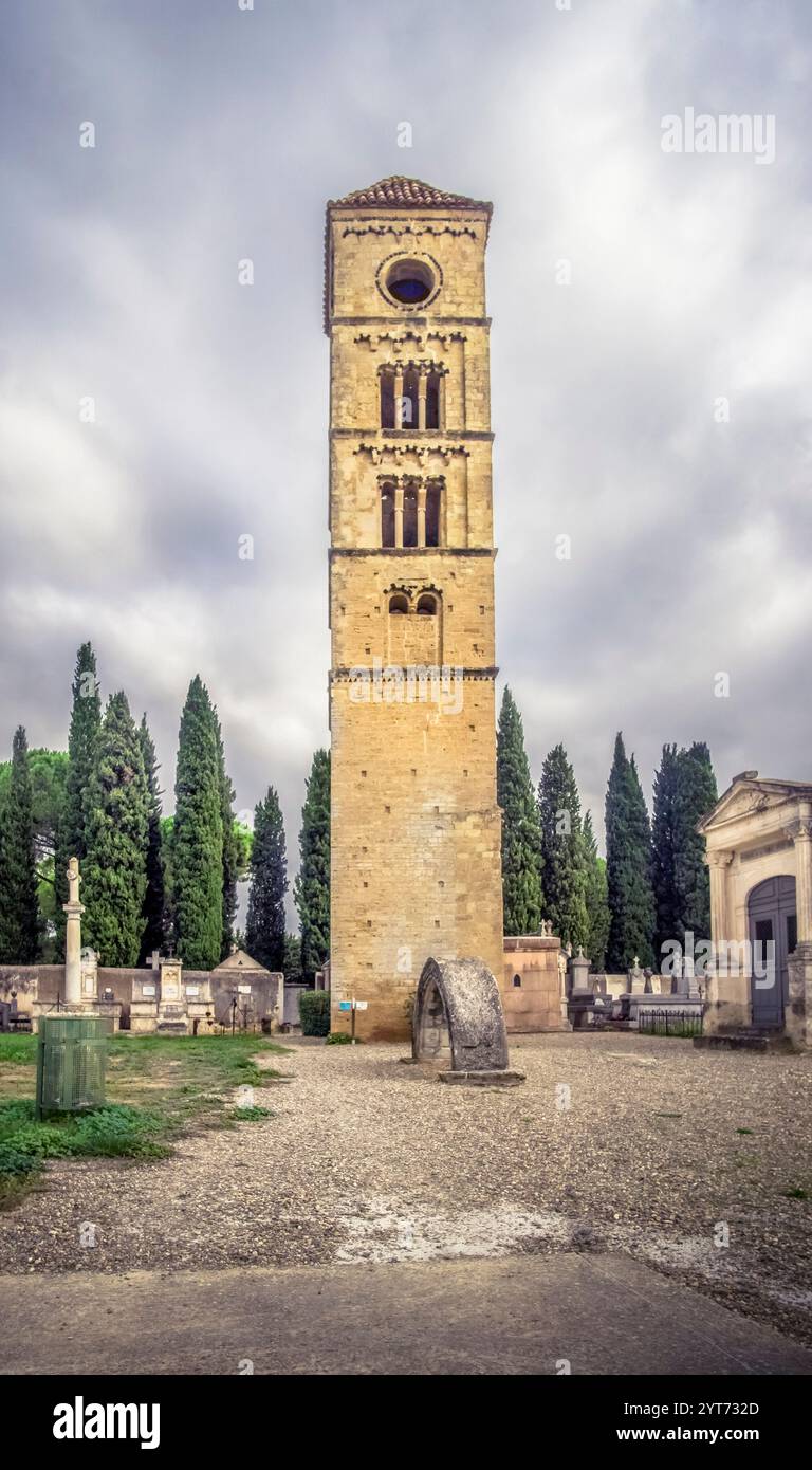 The Tour Romane was built in the XI century in the Romanesque-Lombard ...