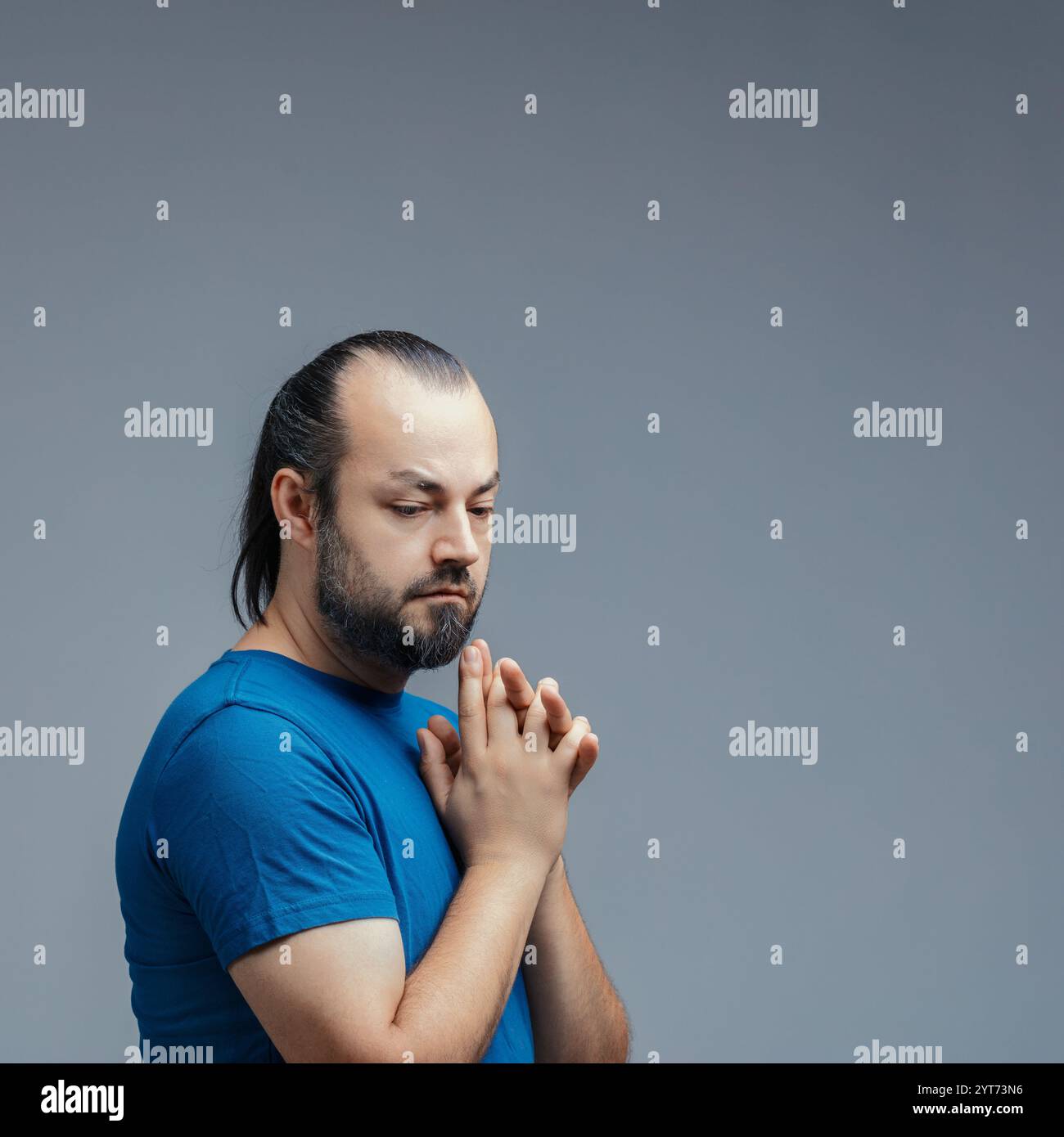 Conveying emotions of reflection hi-res stock photography and images ...