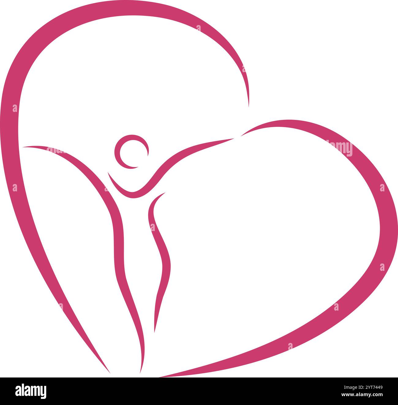 woman, gynecologist, wellness, physiotherapy, fitness, logo Stock ...