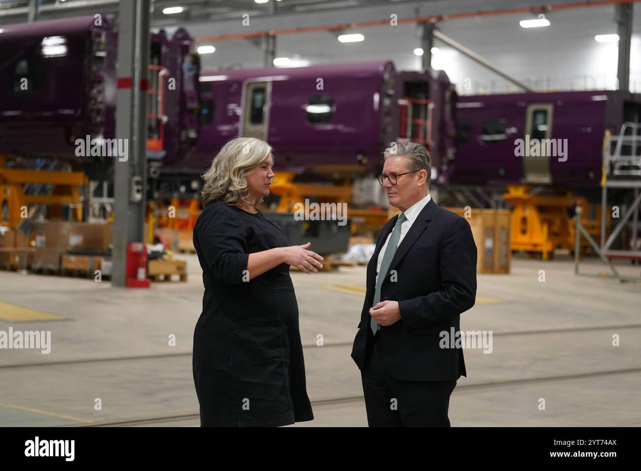 Transport Secretary Heidi Alexander (left) and Prime Minister Sir Keir ...