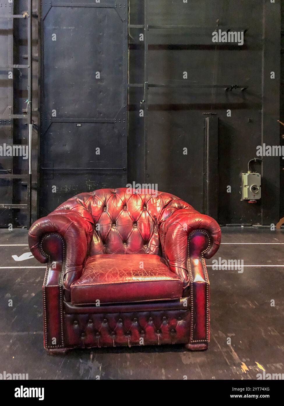 Erfurt, Old Opera, theater, backstage, armchair, stage, culture, prop ...