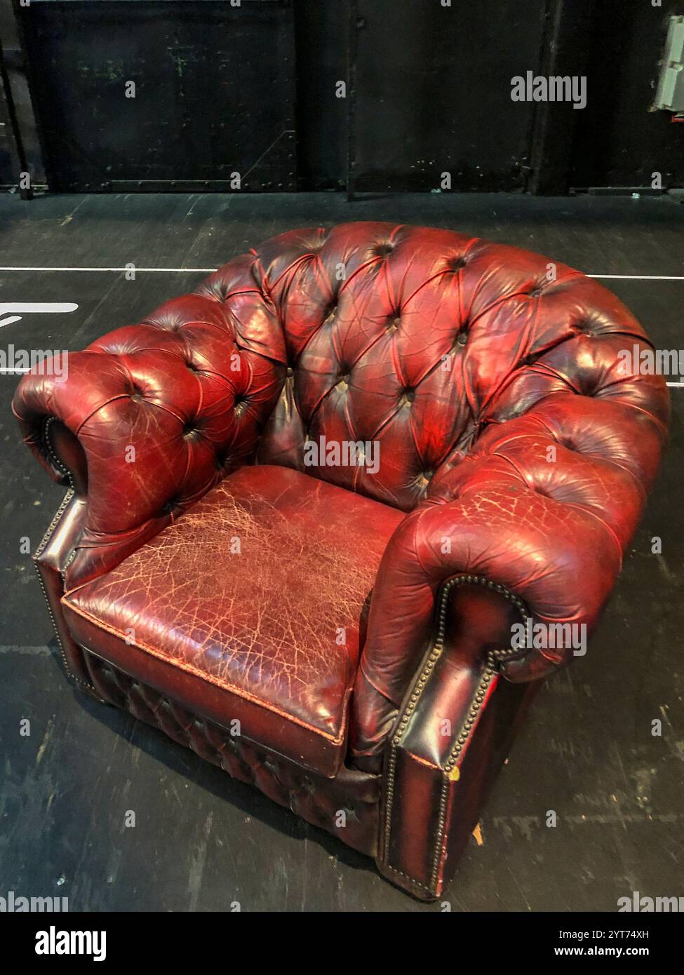 Erfurt, Old Opera, theater, backstage, armchair, stage, culture, prop ...