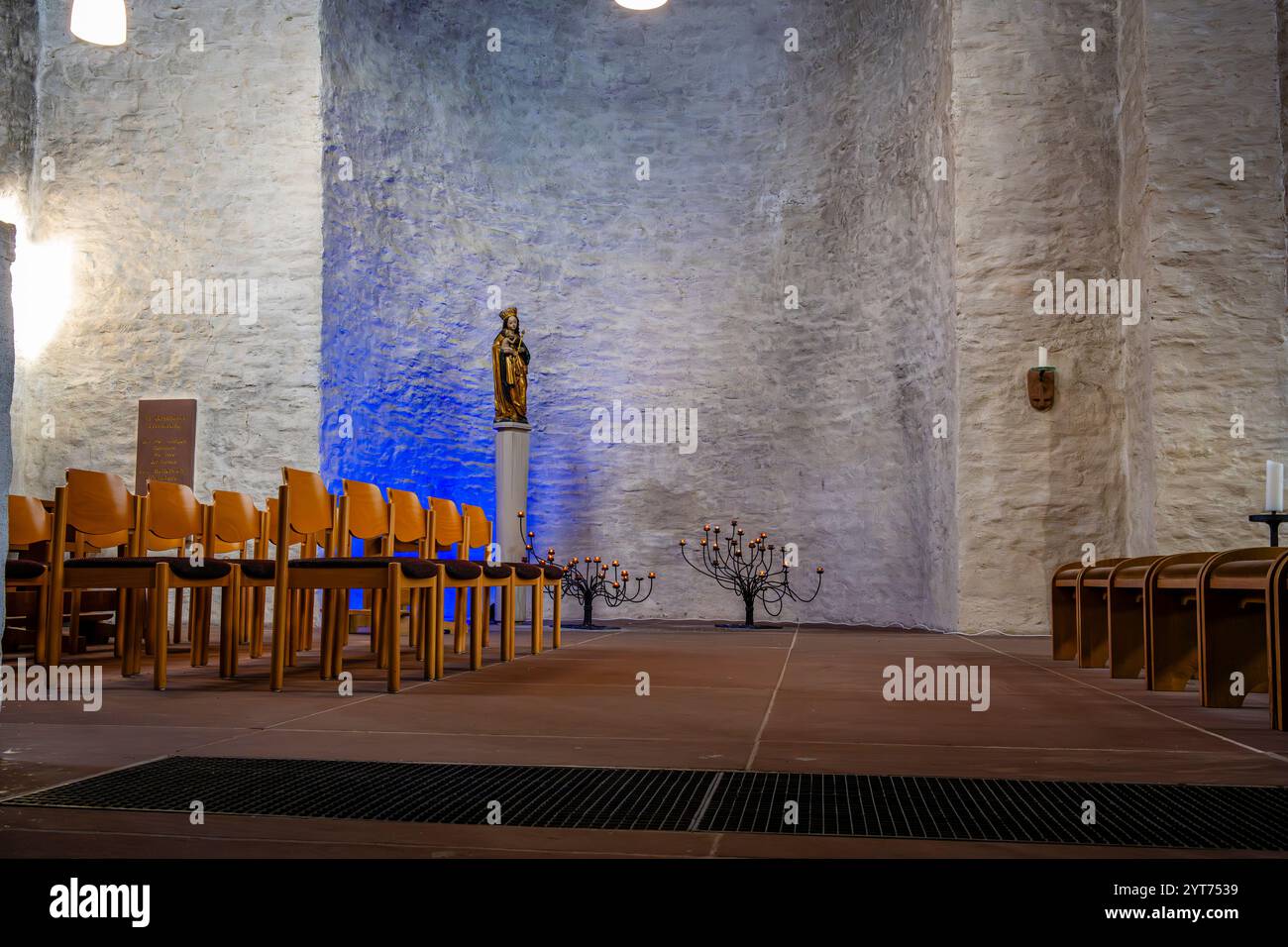 Basilica next to Johannisberg Castle in the Rheingau, formerly a ...