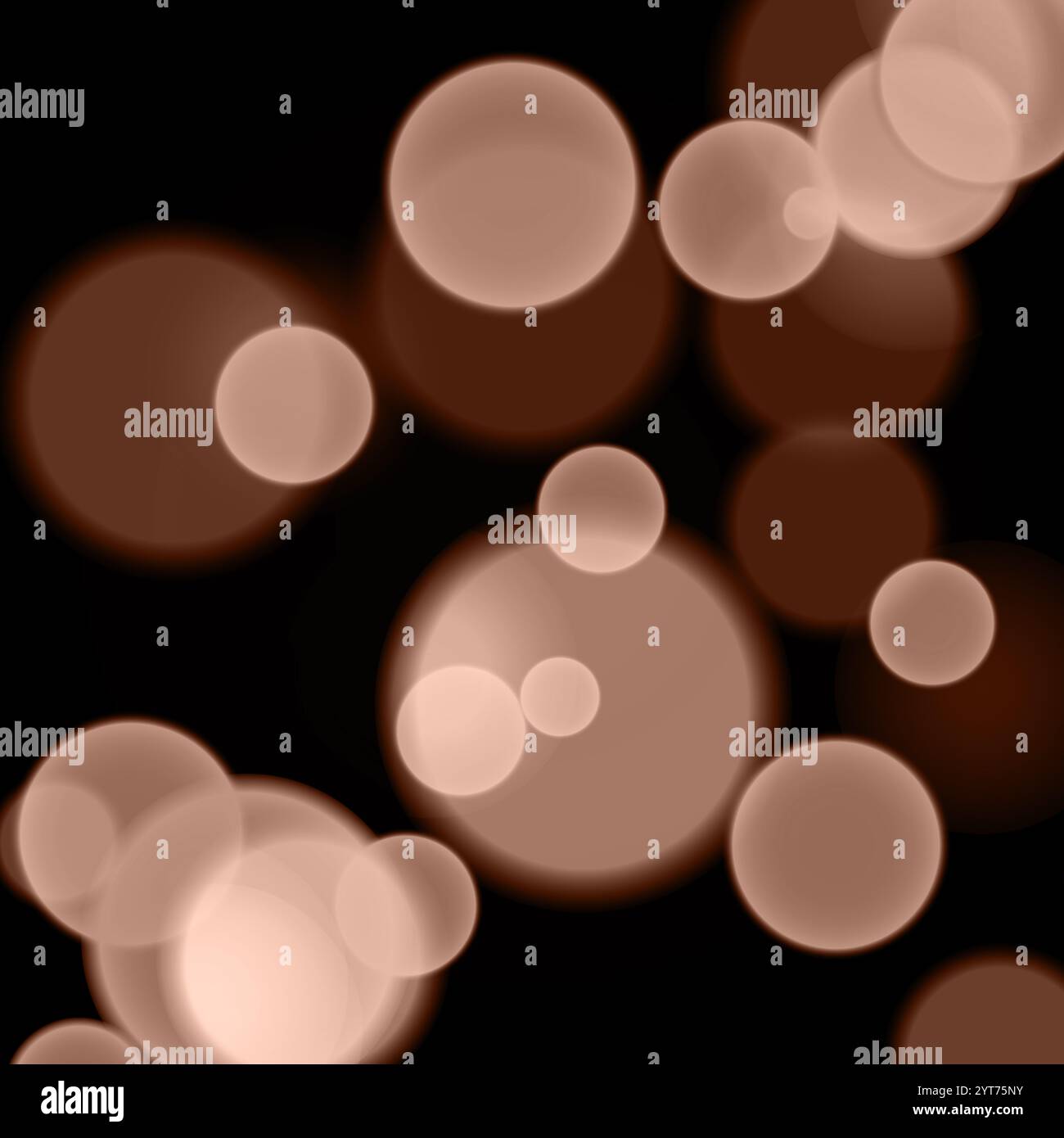 Abstract background with bokeh effect in trendy Mocha, Mousse shades ...