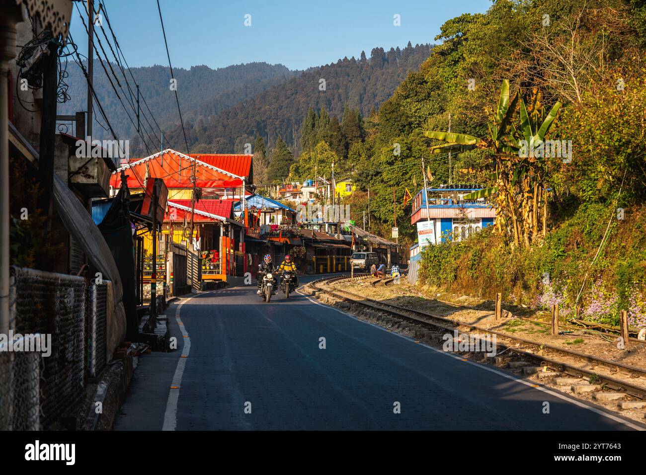 Darjeeling in the Himalayas, North India Stock Photo - Alamy