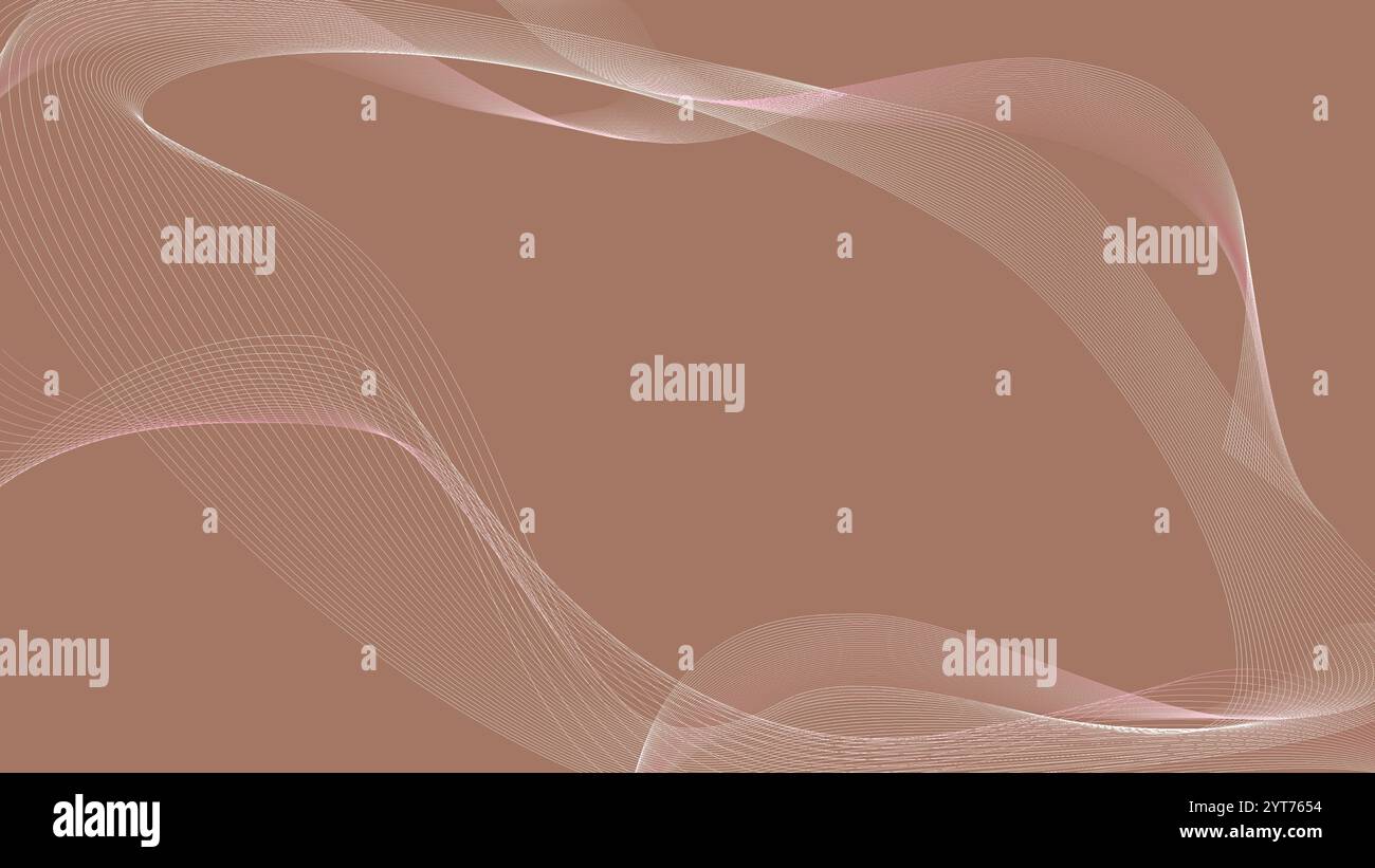Abstract Background in the Trendy Color of the Year 2025 with Flowing ...