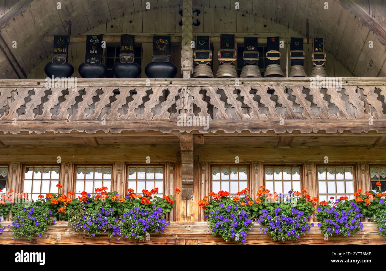 Ancient farmhouse near Eggiwil in the canton of Bern. Switzerland ...