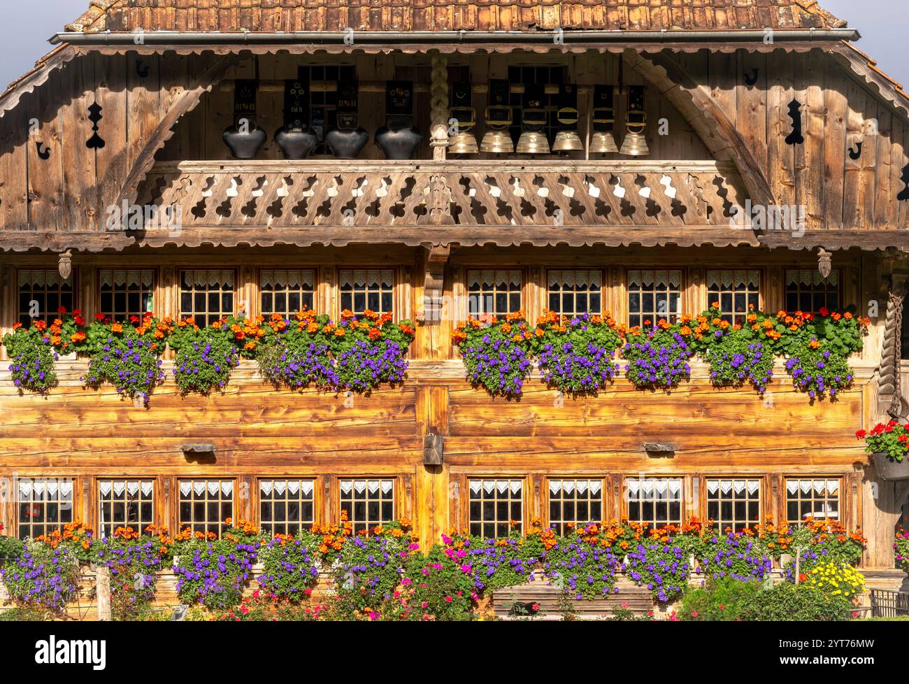 Ancient farmhouse near Eggiwil in the canton of Bern. Switzerland ...