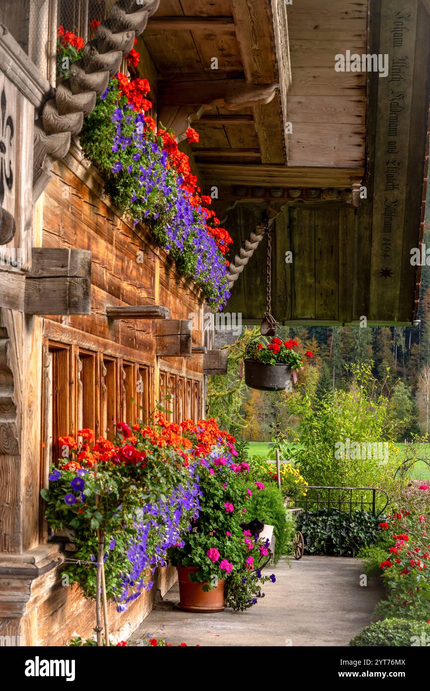 Ancient farmhouse near Eggiwil in the canton of Bern. Switzerland ...