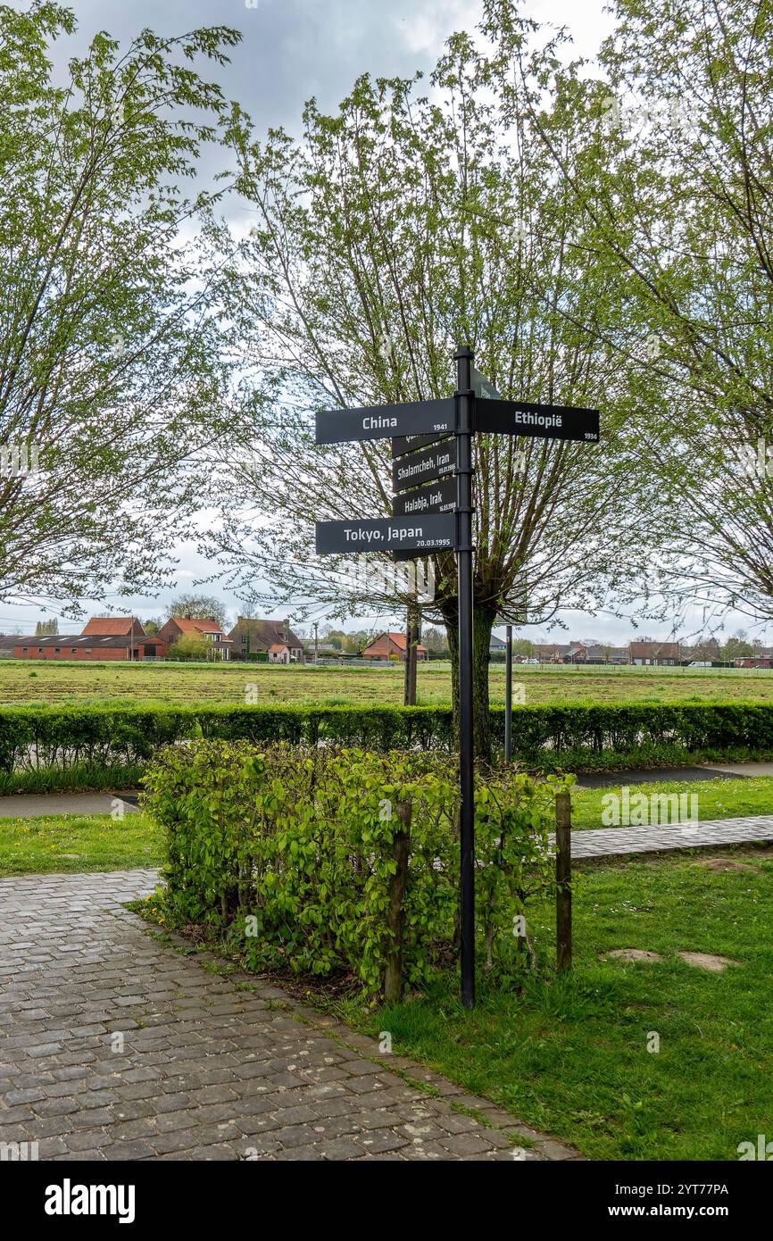 The original design has been preserved signposts in all directions hi ...