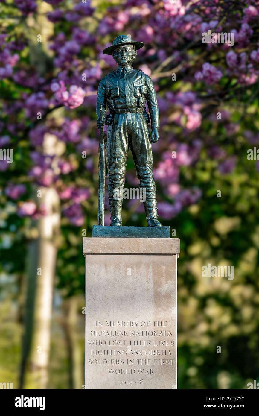 Ypres, the Nepalese Gurkha Monument commemorates the Gurkha soldiers ...