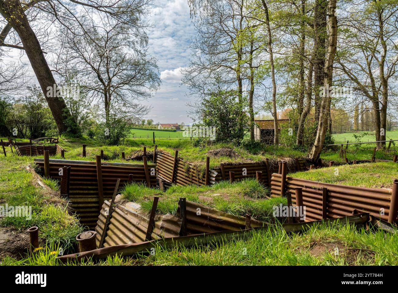 First world war trenches hill hi-res stock photography and images - Alamy