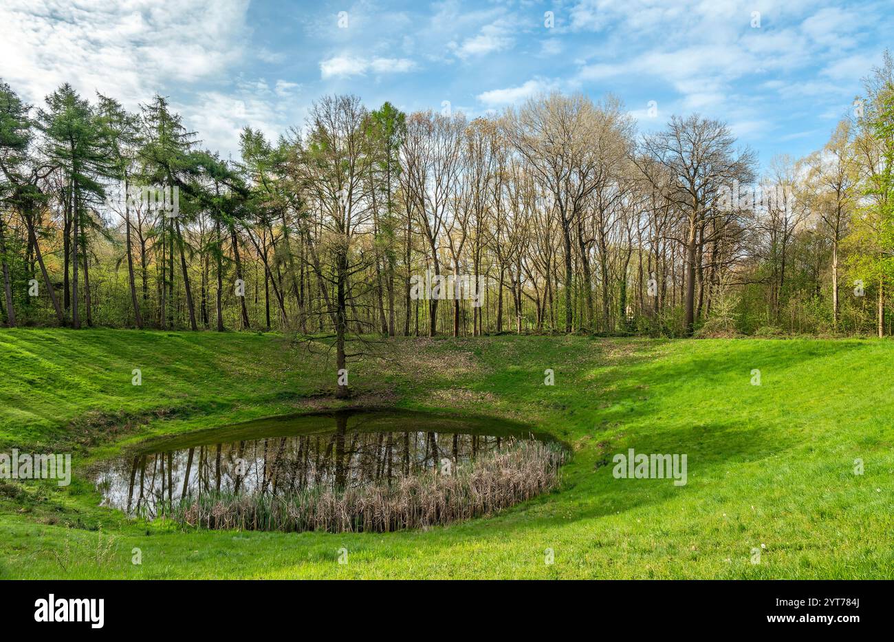 Ypres-Zillebeke, Caterpillar Mine Crater from the First World War on ...