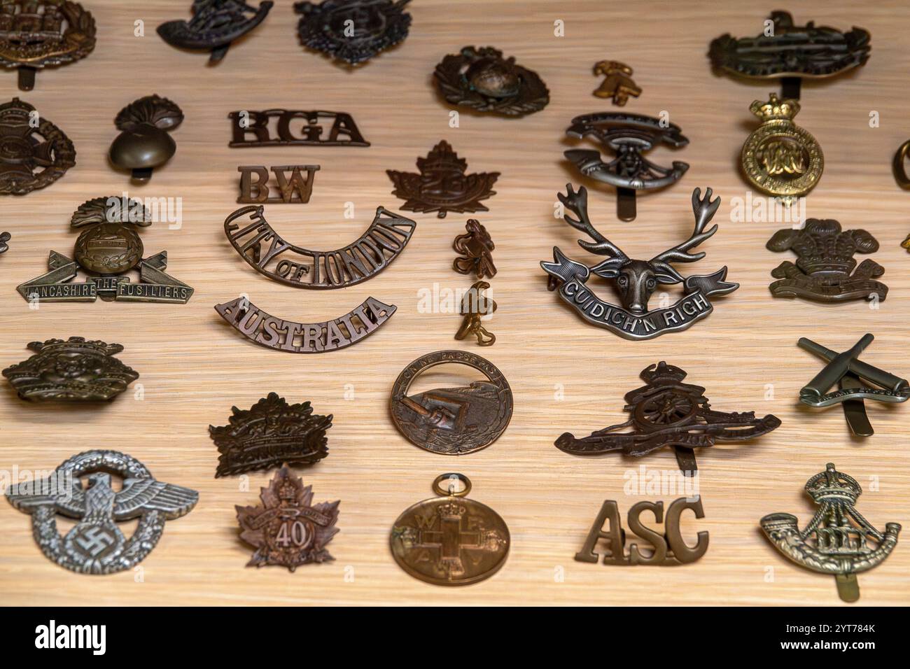 Ypres-Zillebeke, Sanctuary Wood Museum Hill 62, exhibition of various ...