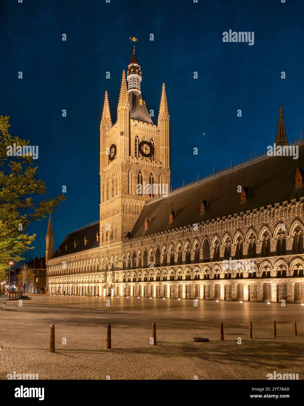 Ypres, In the historic Cloth Halls, a large Gothic building complex on ...