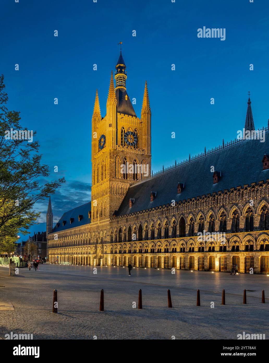 Ypres, In the historic Cloth Halls, a large Gothic building complex on ...